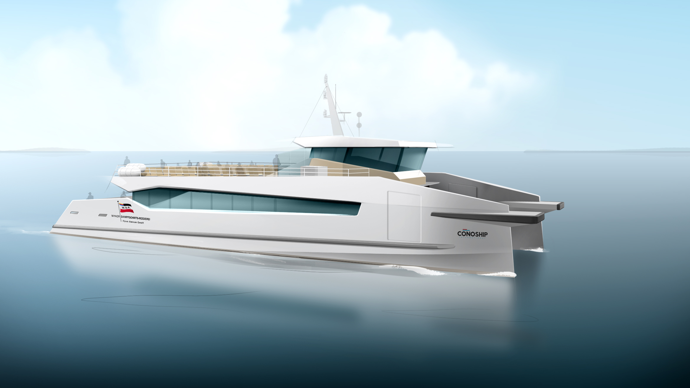 Top design Catamaran Ferry for the Wadden Sea - Conoship International ...