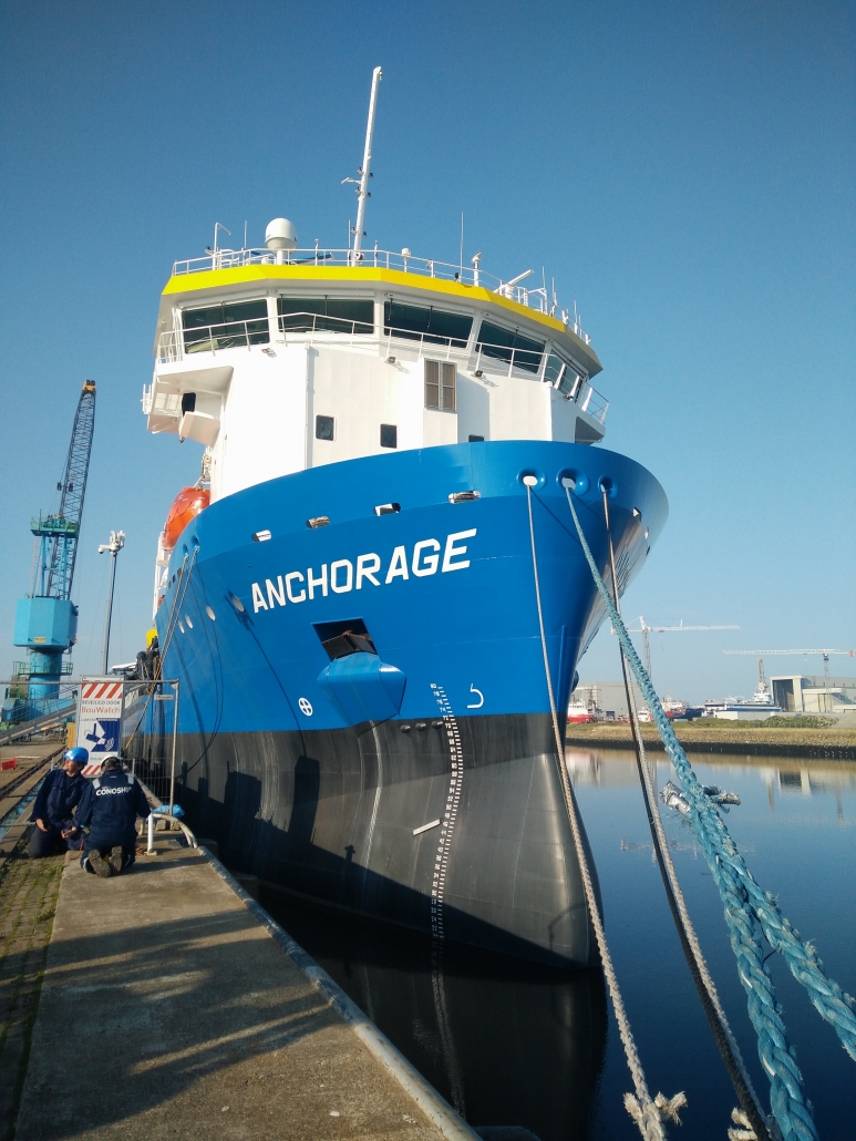 Marine Aggregate Dredger Anchorage - Conoship International Ship Design