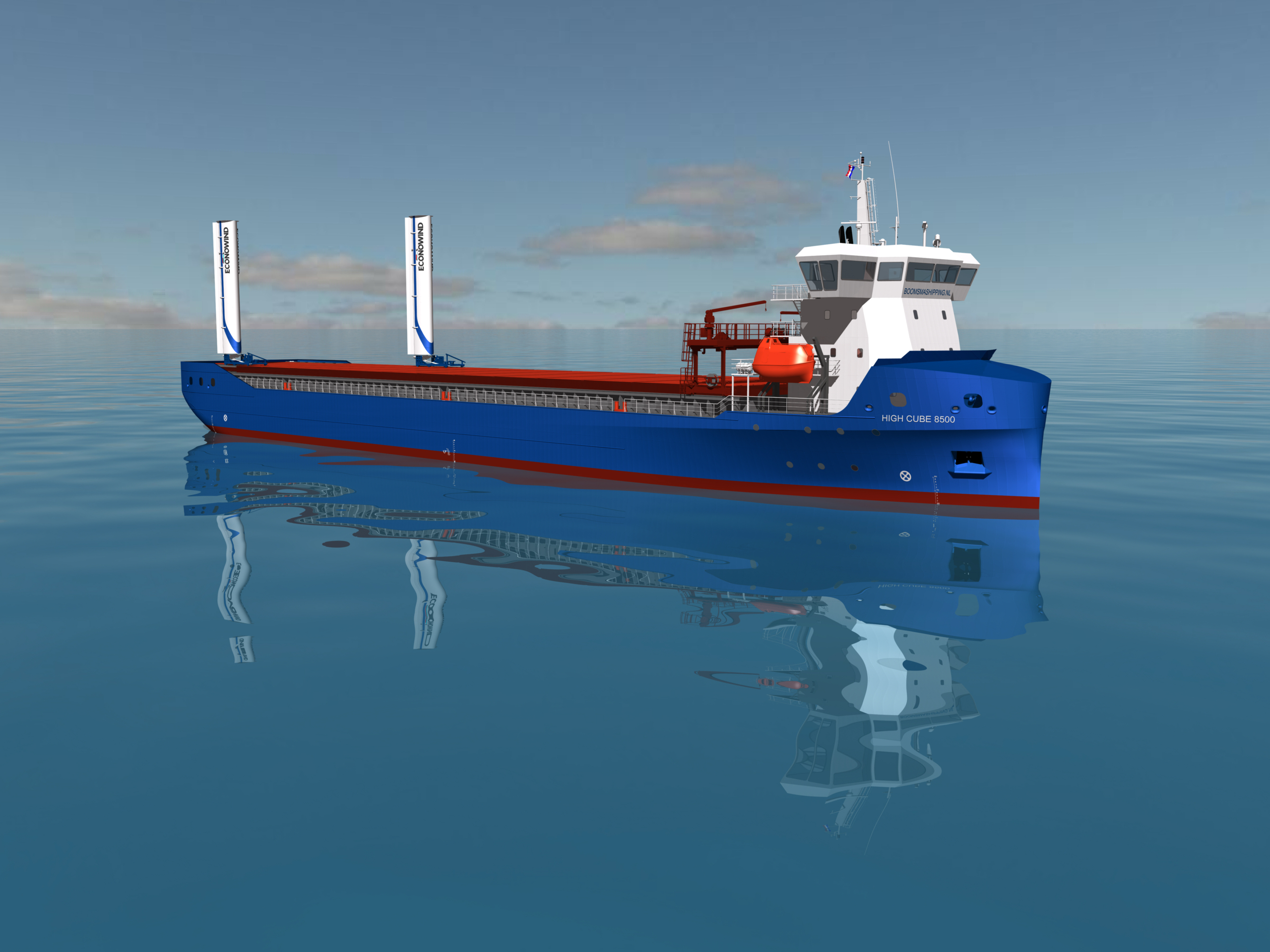 New 8 500 DWT Low Emission Cargo Vessels For Boomsma Shipping And